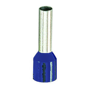 DIN insulated ferrule 16.0mm2-6AWG-Blue 18mm - ITC Electrical Components