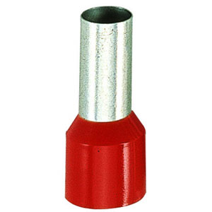 DIN insulated ferrule 35mm2-2AWG - Red 25mm - ITC Electrical Components