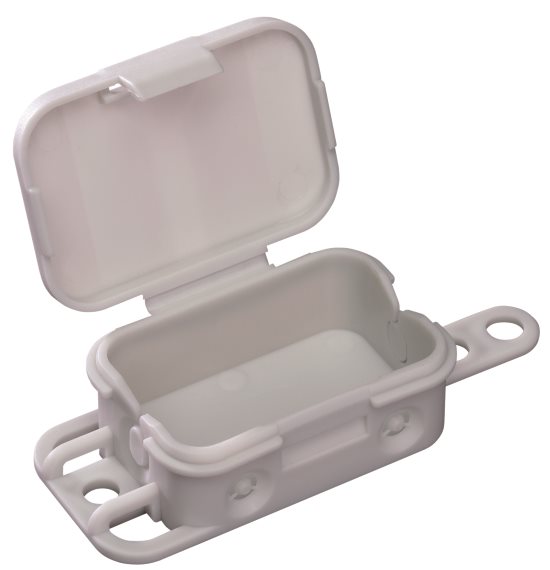 IP20 miniature junction box Q4 56x40x23mm grey - ITC Electrical Components