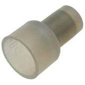 Close end crimp connector, flat tip AWG8 white - ITC Electrical Components