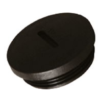 Pg 48 Plastic Blind Stop, Black - ITC Electrical Components